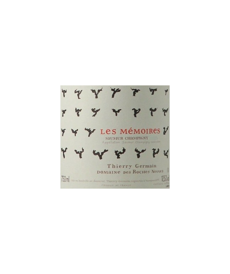 Saumur Champigny "Les Mémoires" 2021 Domaine des Roches Neuves Thierry ...
